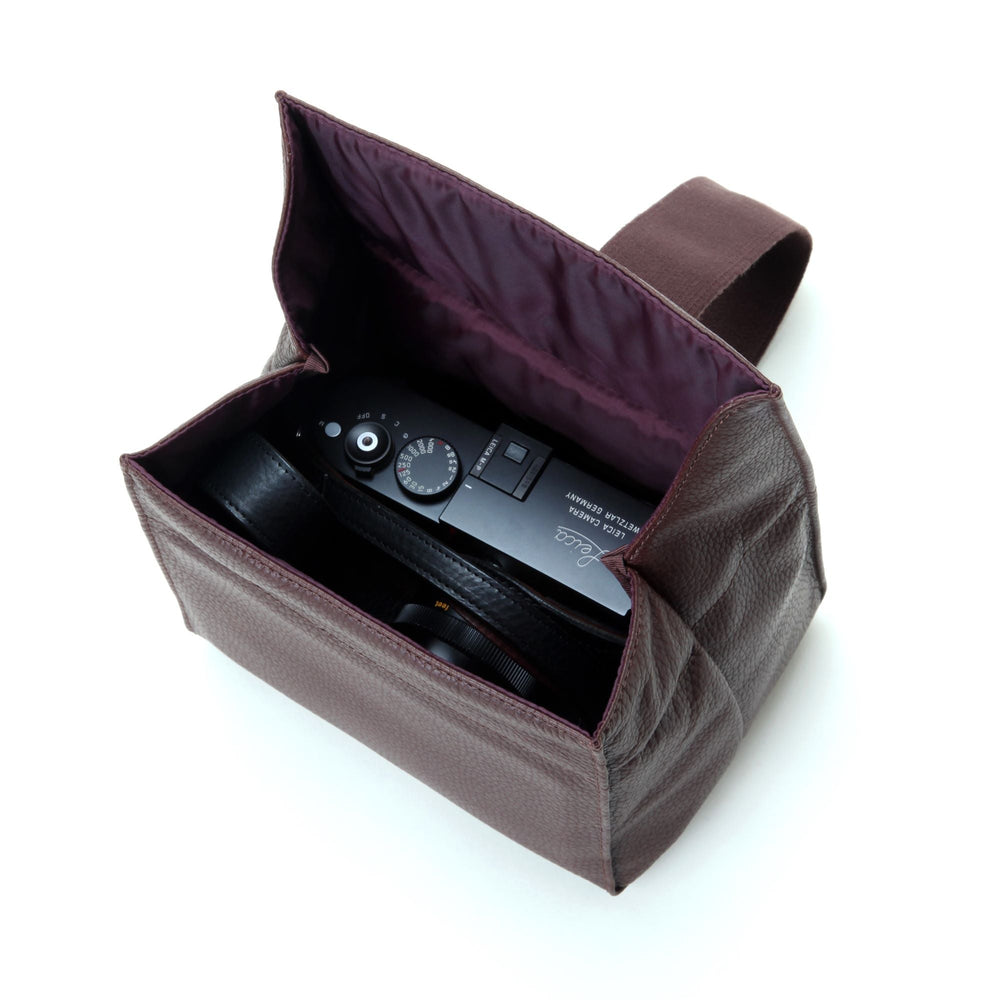ACAM-78 Leather Camera Pouch (L)｜A simple leather camera pouch